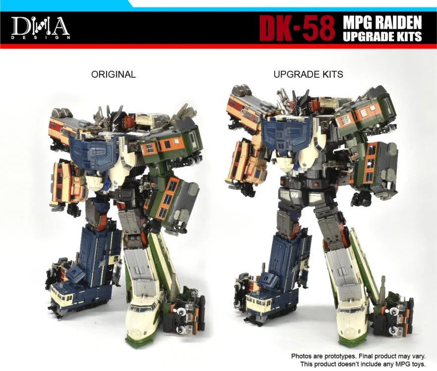 DNA Designs - DK-58 - Upgrade Kit for Transformers MPG Raiden Combiner ...