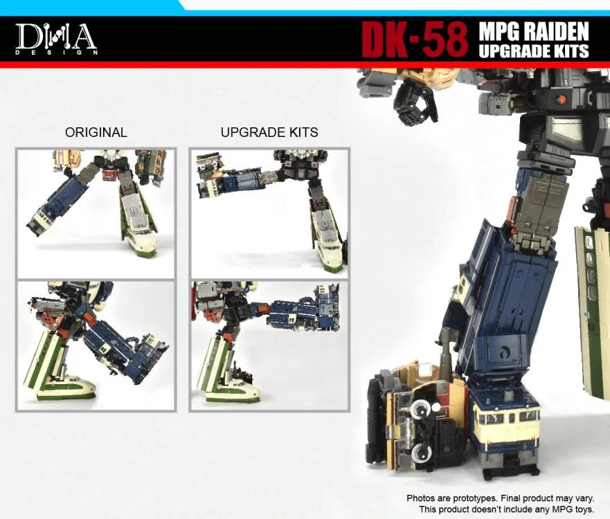 DNA Designs - DK-58 - Upgrade Kit for Transformers MPG Raiden Combiner ...