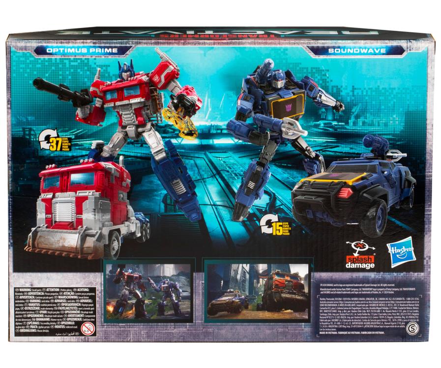 Transformers: Reactivate - Optimus Prime vs. Soundwave Two-Pack – ToyDojo