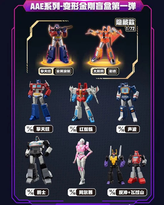 Auldey Transformers - Alpha Action Elite Trading Wave 1 (CASE OF 6 BLI ...