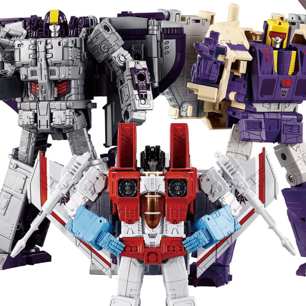 Transformers Dramatic Capture Series - Decepticon Triple Takeover Thre ...