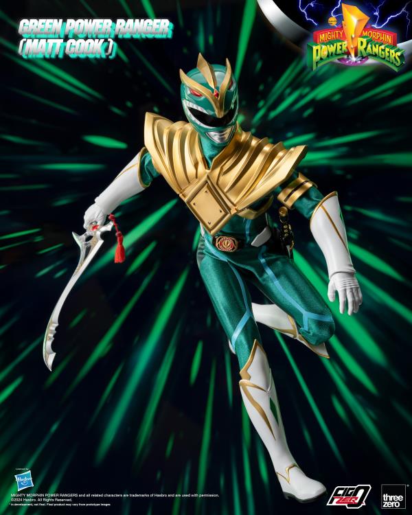Threezero 1/6 Scale Figure - Mighty Morphin Power Rangers - Green Rang ...