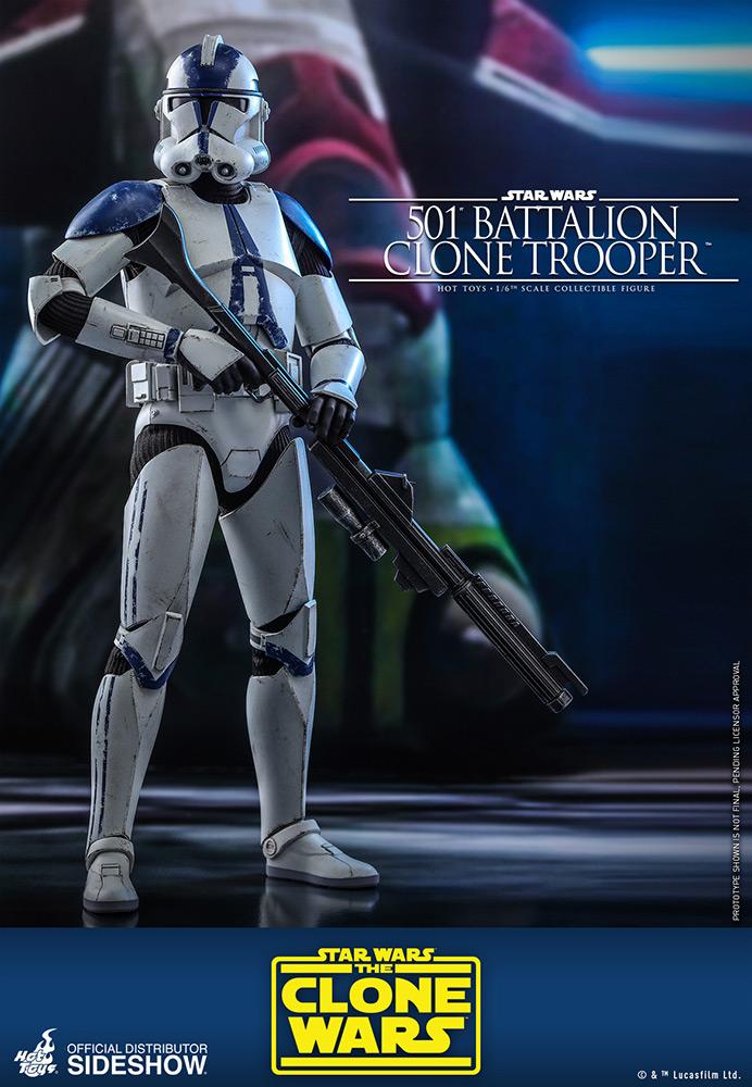 Hot Toys TV Masterpiece 1/6 Scale Figure - 501st Battalion Clone Troop ...