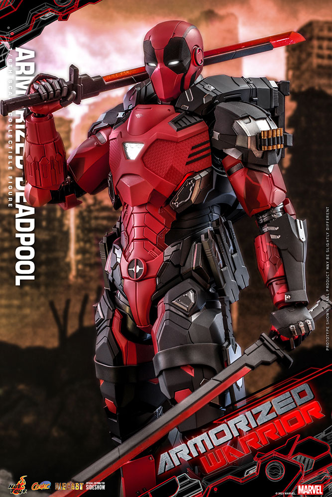 Hot Toys Comic Masterpiece 1/6 Scale Figure - Armorized Deadpool – ToyDojo