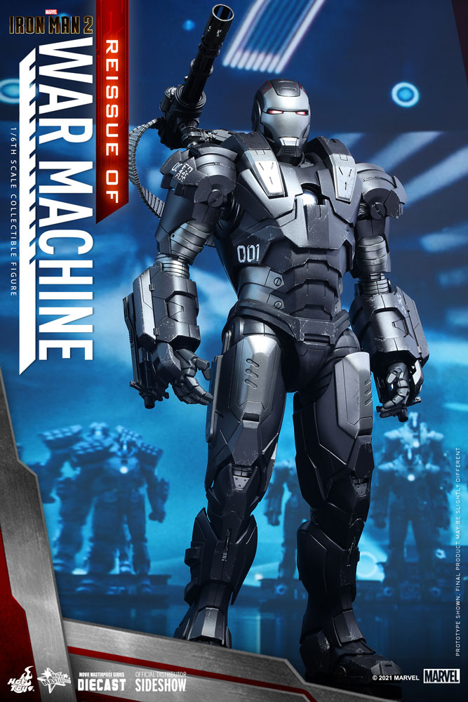 Hot Toys Movie Masterpiece Series Diecast – War Machine (Iron Man 2 Re ...