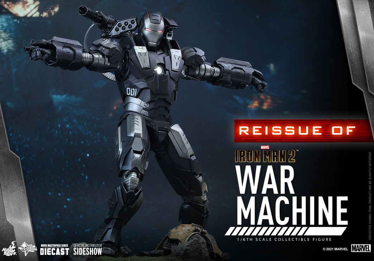 Hot Toys Movie Masterpiece Series Diecast – War Machine (Iron Man 2 Re ...